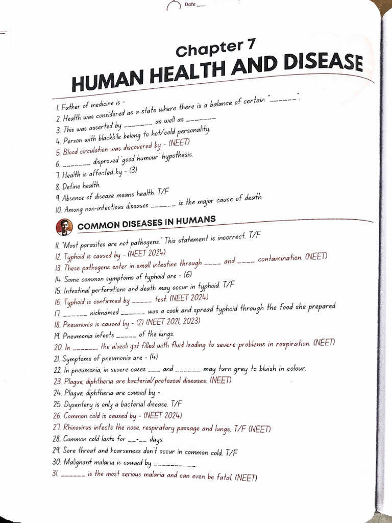 Human Health and Diseases25 | PDF