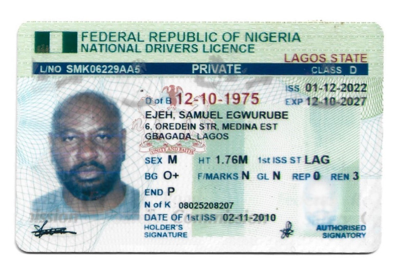 Driver's License Lagos | PDF