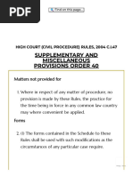 SI 2020-123 High Court (Commercial Division) Rules, 2020 | PDF | Lawsuit | Default Judgment