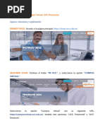 Tutorial Ingreso Al Campus Virtual, UCC Presencial | PDF