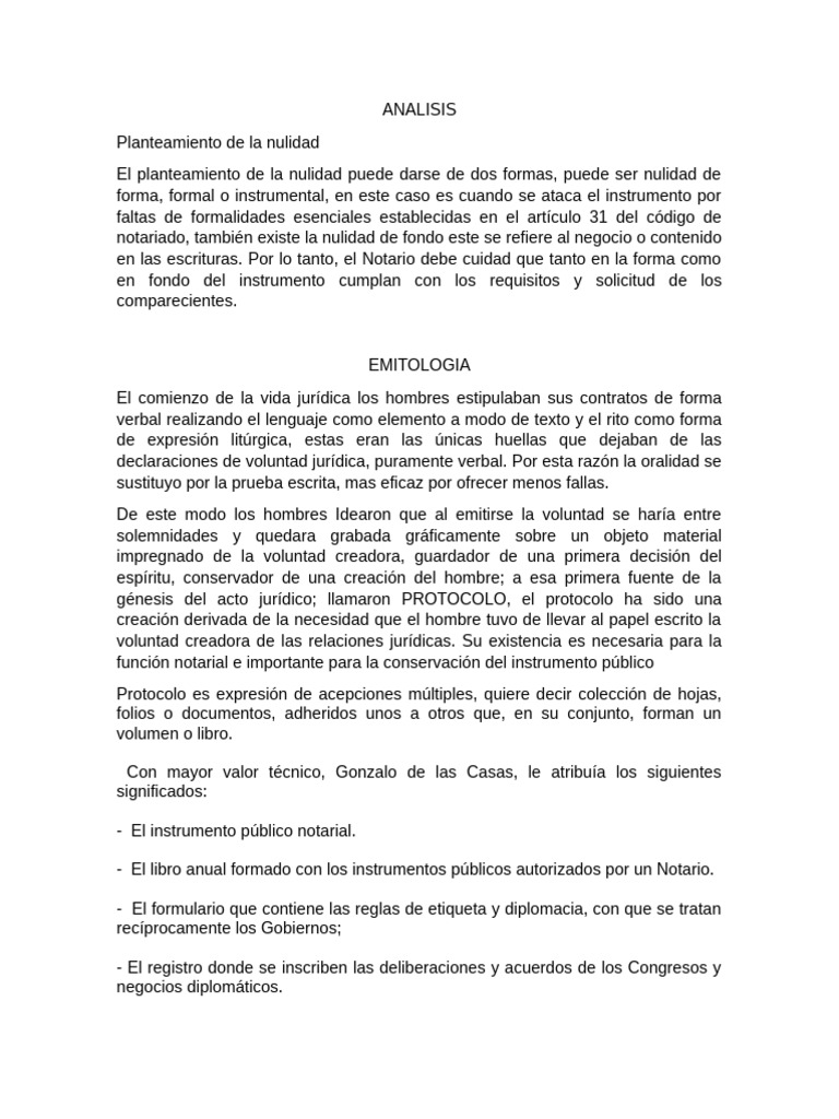 ANALISIS Notarial | PDF