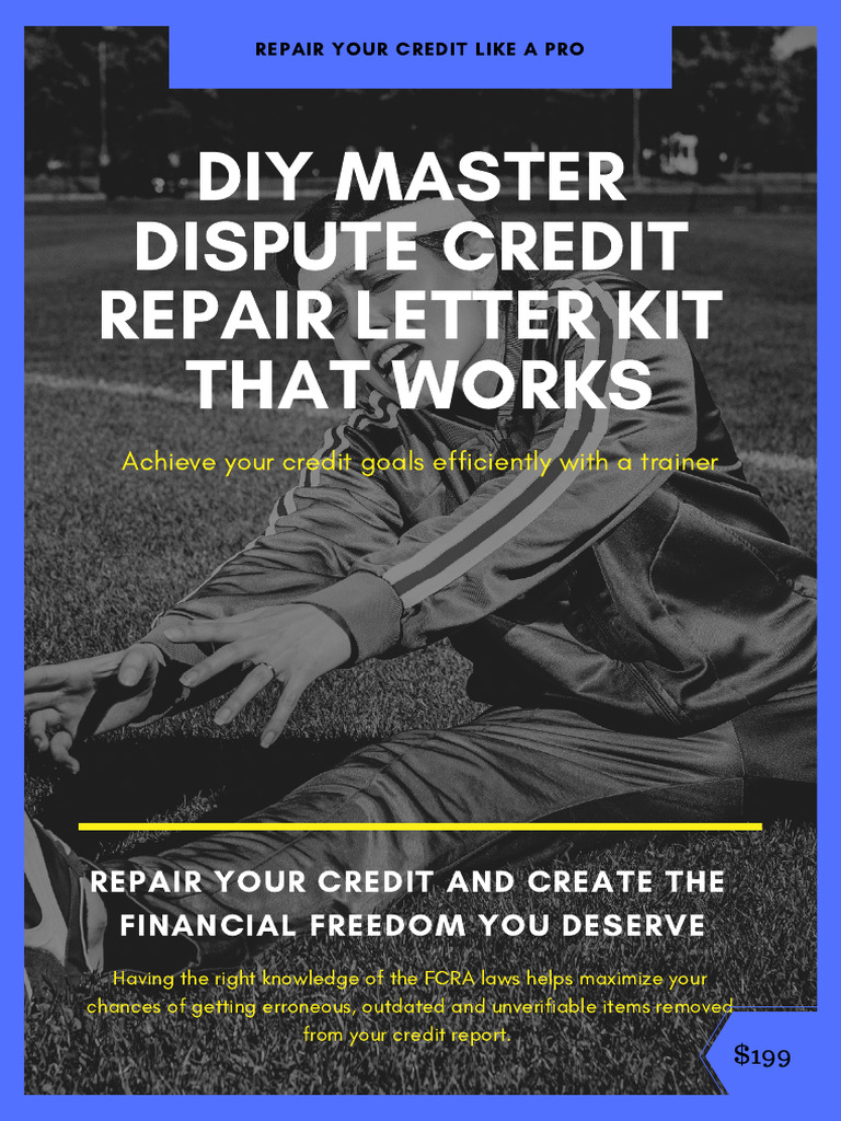DIY Master Dispute Credit Repair Letter KT That Works | PDF
