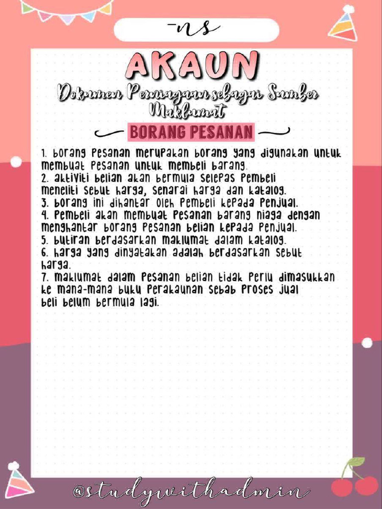 Akaun b3 f4 Studywithadmin | PDF