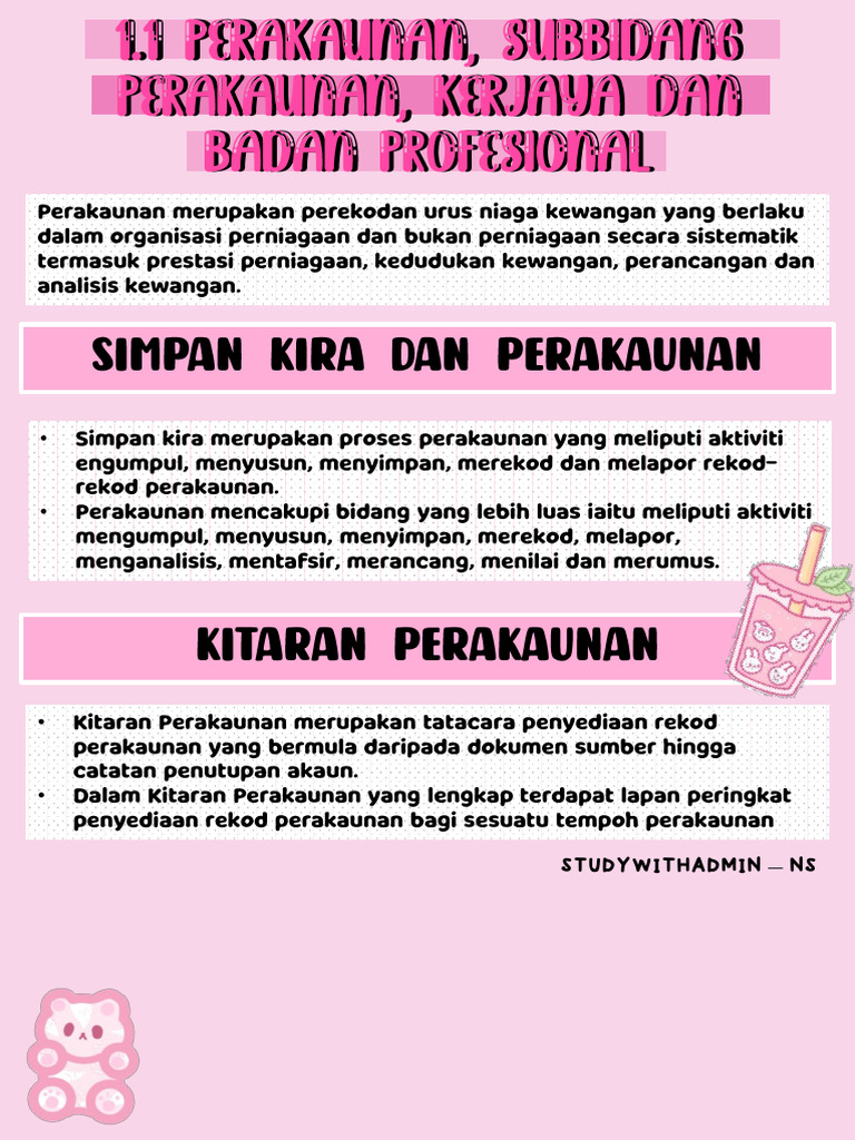 Akaun b1.1 f4 Studywithadmin | PDF