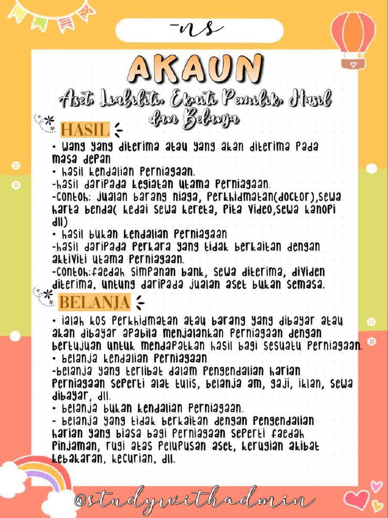 Akaun b2 f4 Studywithadmin | PDF