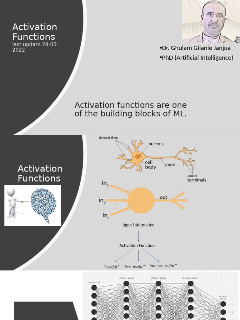 003 Activation Functions in Machine Learning | PDF | Statistical ...