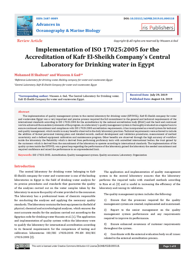Laboratory Accreditation According To Is | PDF | Calibration | Quality ...