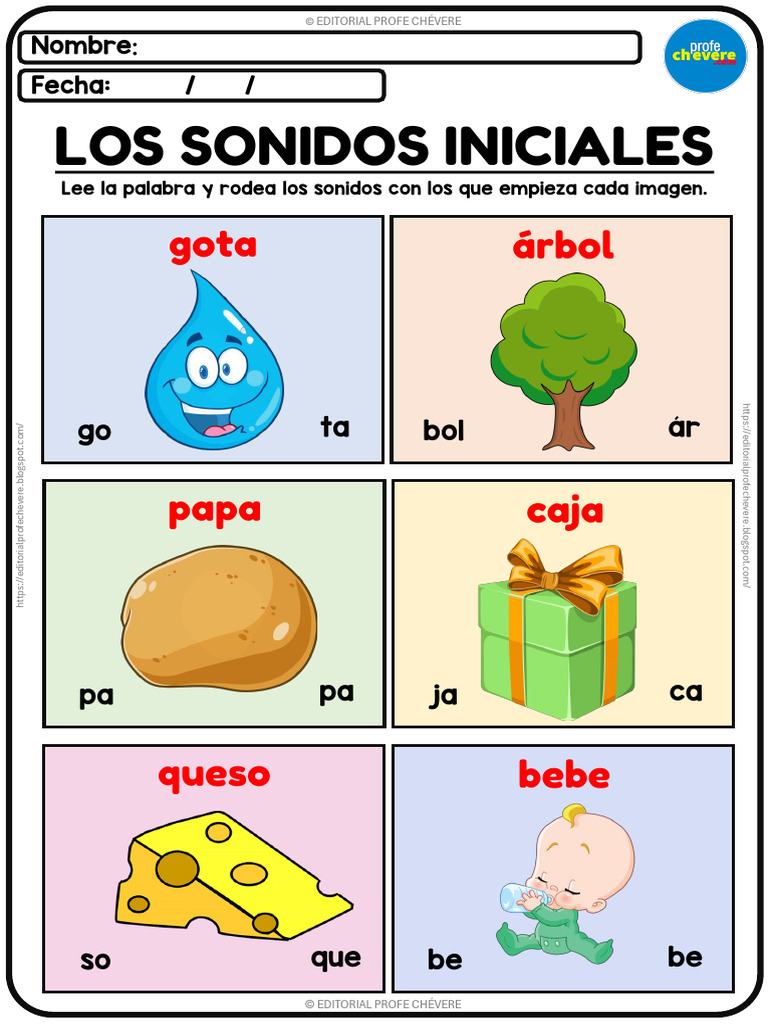 TeachSimple - Los Sonidos Iniciales - EDITORIAL ARENAS EDUCATIVAS | PDF