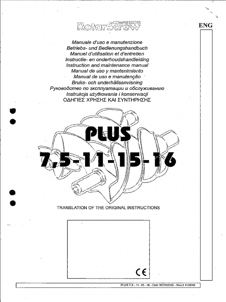 FINI PLUS Compressors | PDF