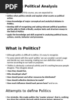 Lecture Notes in Political Analysis and Research | PDF | Political ...