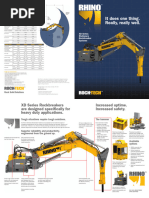 Rhino Reamer Spec Sheet | PDF | Drilling | Tools