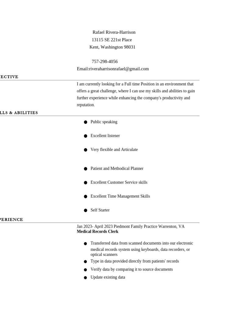 Resume Ico Rafael Rivera Harrison January 2023 | PDF