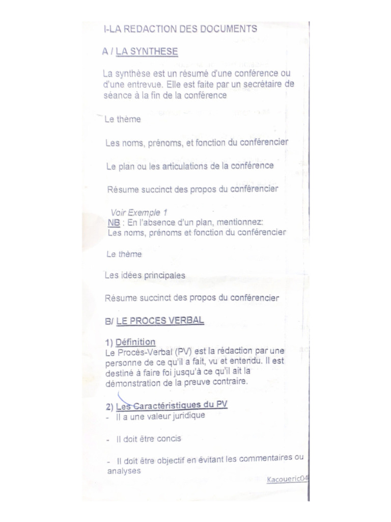 I-La Redaction Des Documents | PDF