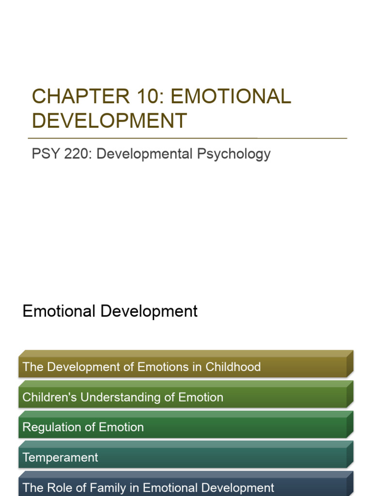 Chapter 10 Slides - Tagged | PDF | Temperament | Emotions