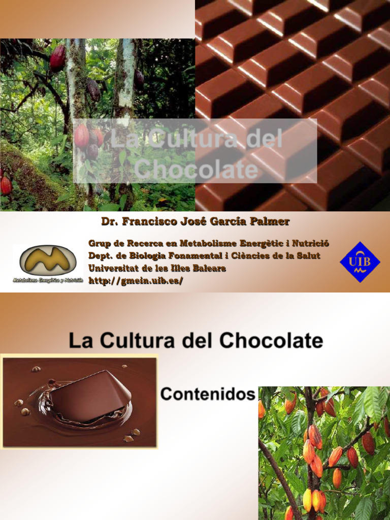 Cultura y Nutrición del Chocolate | PDF | Chocolate | Tipos de chocolate
