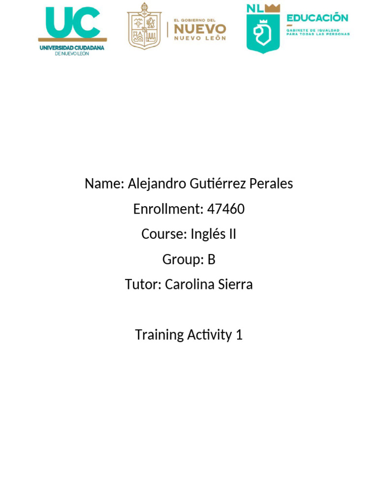 Alejandro Gutierrez ACT1 | PDF