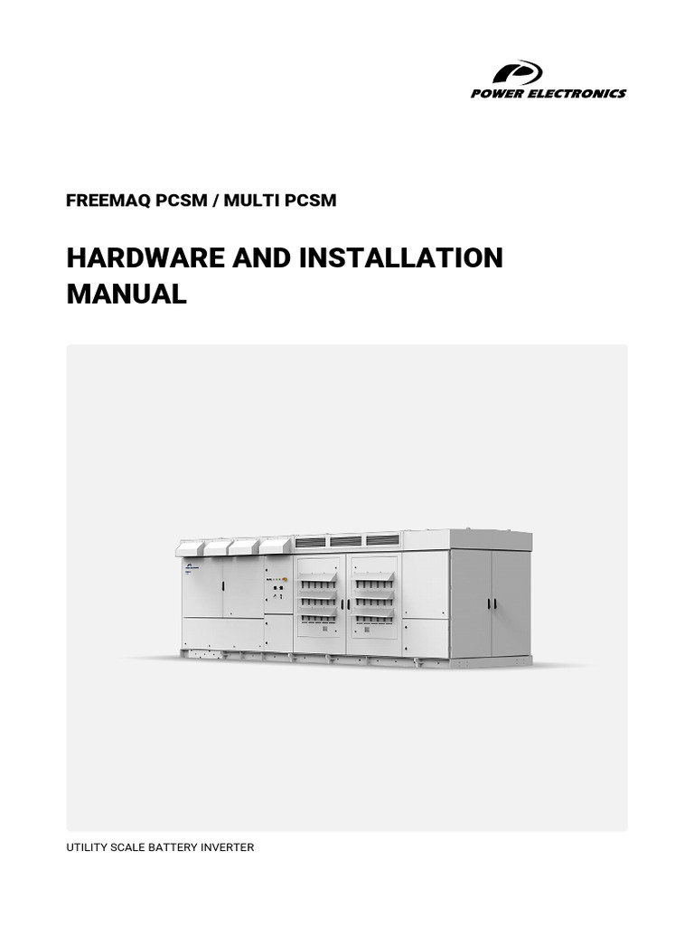 Pcsmg3hw01ei Manual HW PCSM Gen3 | PDF | Power Electronics | Electrical ...