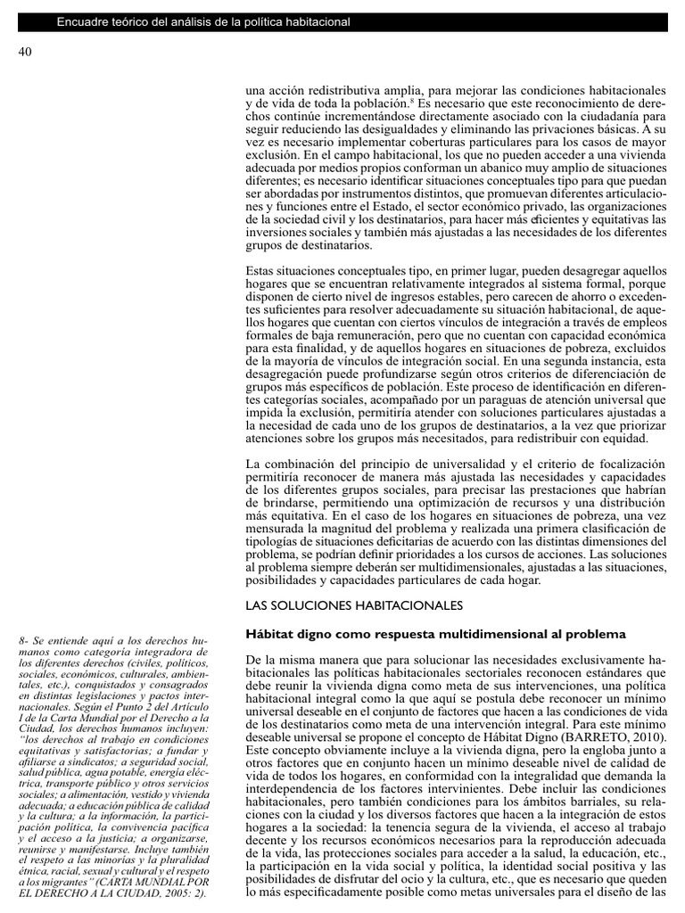 Barreto y Otros - Extracto Libro PFV 2daparte | PDF | Exclusión social ...