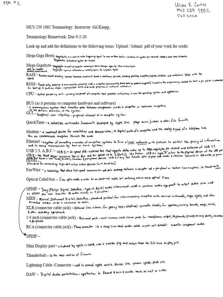 MUS 239 1of2 | PDF | Usb | Computer Data Storage