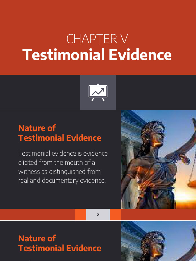 Testimonial Evidence | PDF | Attorney–Client Privilege | Witness