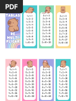 Tablas de 1 Al 30 | PDF