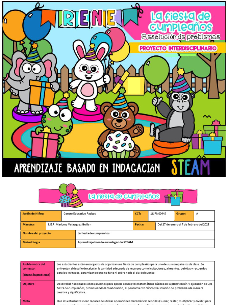 Fiesta de Cumpleaños | PDF | Educación de la primera infancia