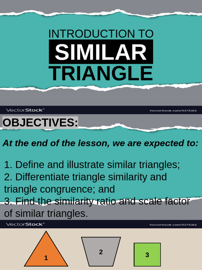 Introduction To Similar Triangles | PDF | Triangle | Elementary Mathematics