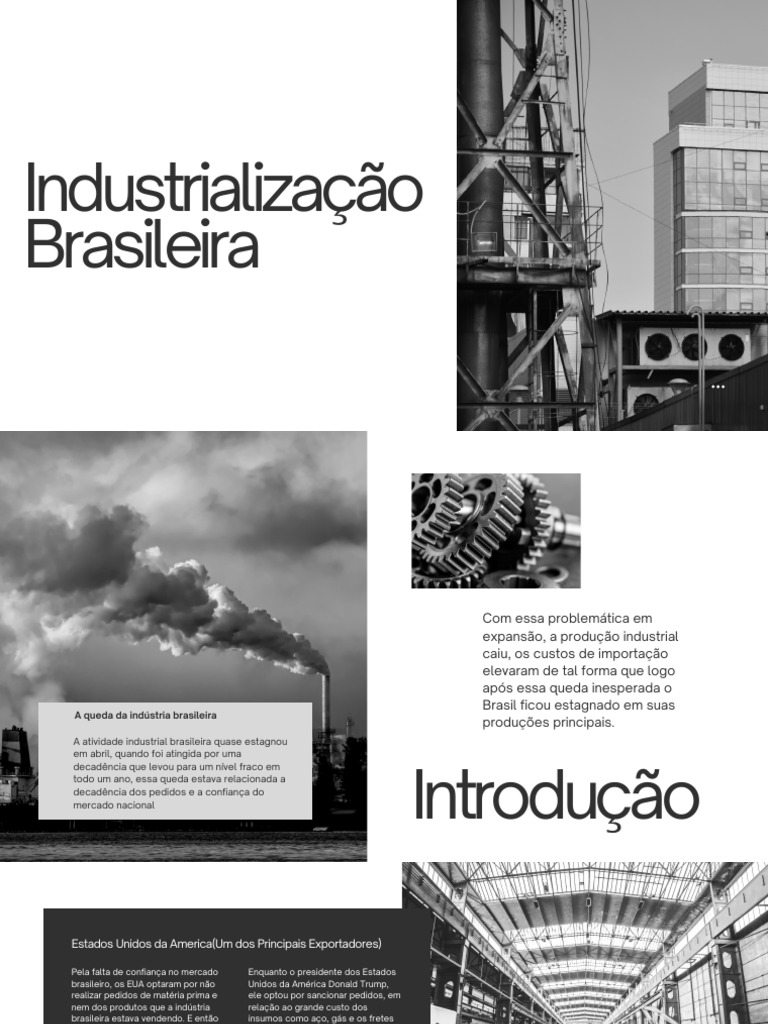 Industrialização 07 - 0000 | PDF | Brasil | Economia