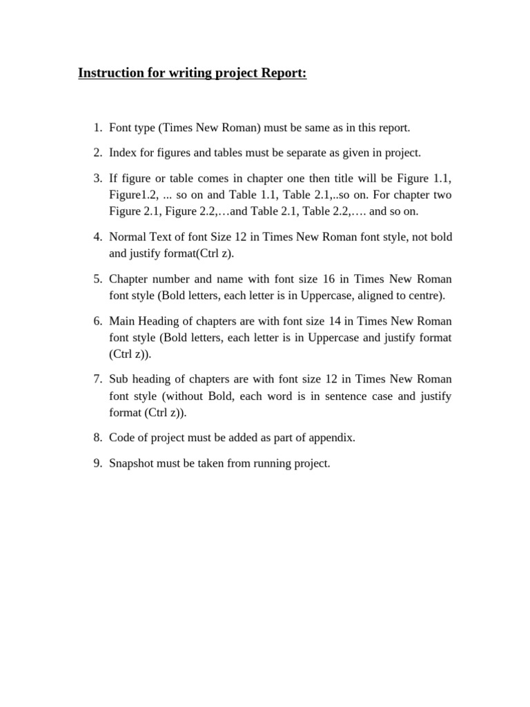 Format Project-report-VIII-Sem | PDF | Microsoft Word | Typefaces