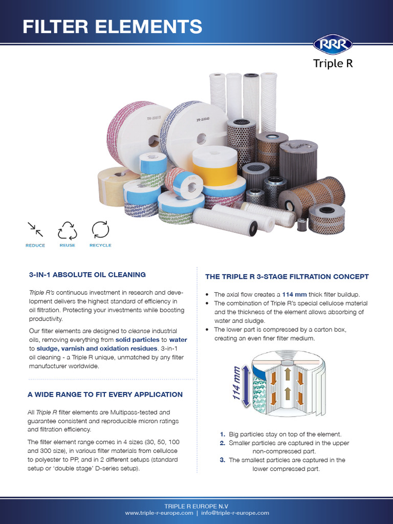 Elements Filter RRR | PDF | Filtration | Soft Matter