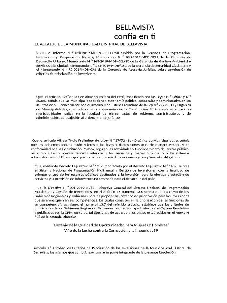 Crite Rios | PDF | Gobierno local | Constitución