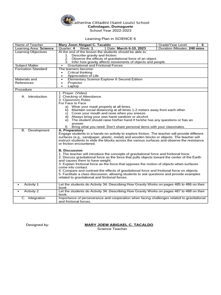 (GRR 6) Capter 12 - 4th Quarter | PDF | Force | Friction