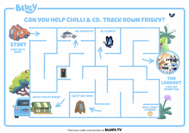 Bluey Maze 4 | PDF