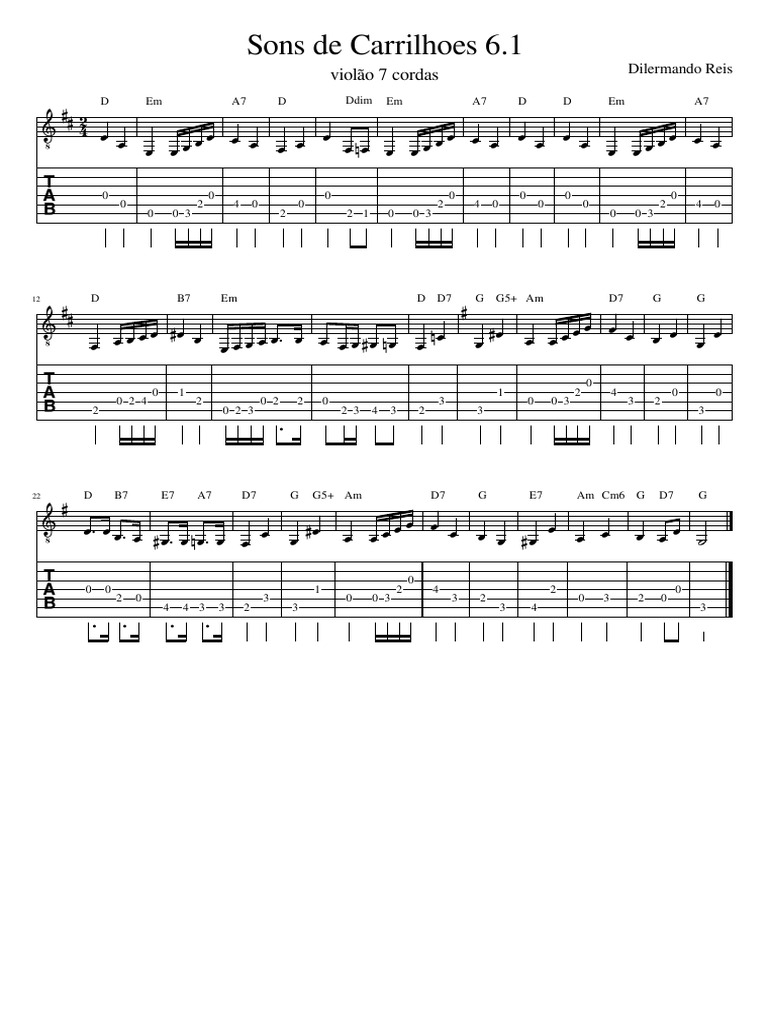 Sons de Carrilhoes 6.1 | PDF