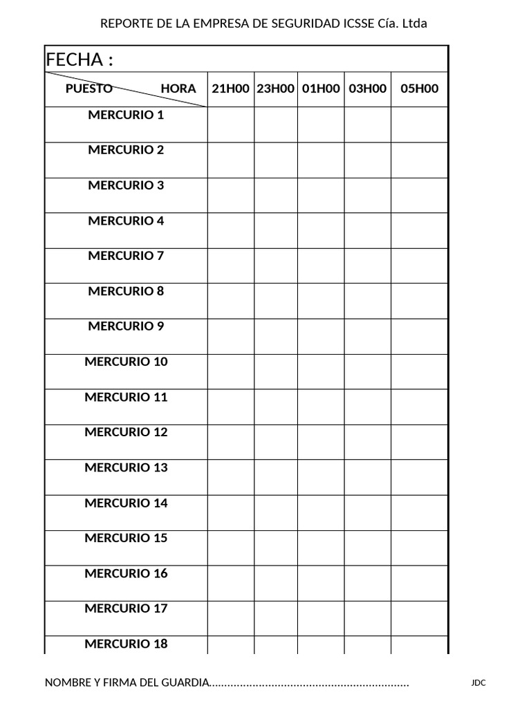 Registro de Personal de Emapa Guardia | PDF
