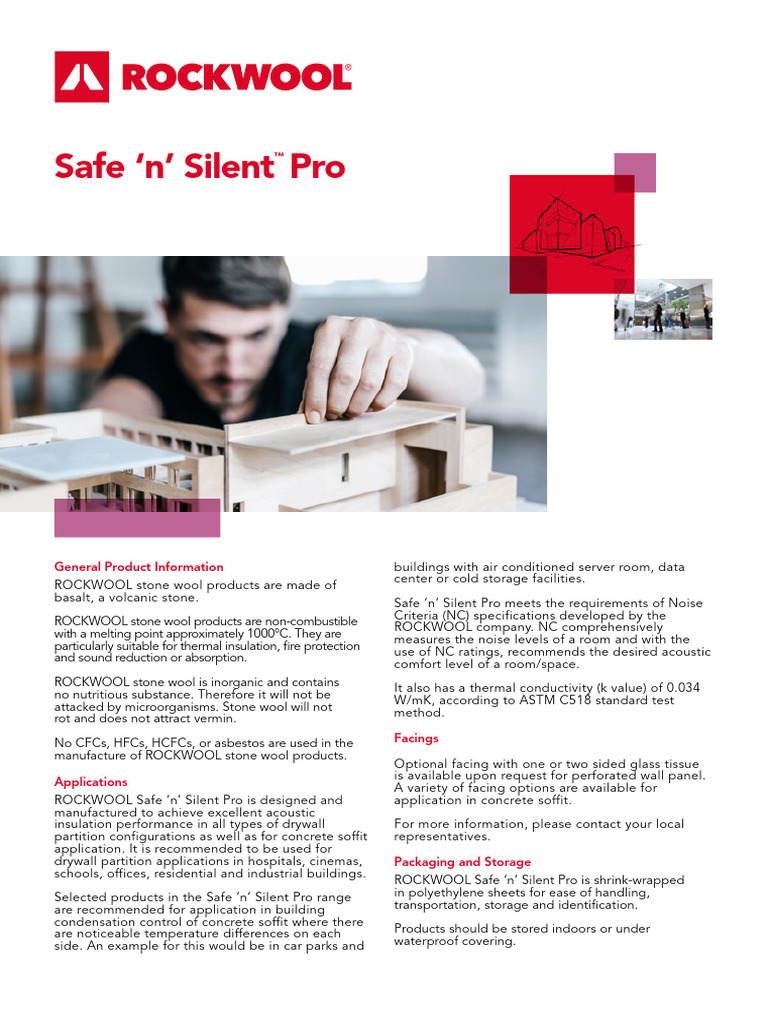 Safe N Silent Pro Data Sheet | PDF | Building Engineering | Mechanical ...