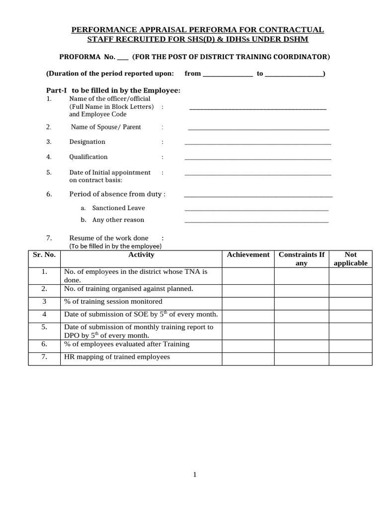 District Training Officer | PDF
