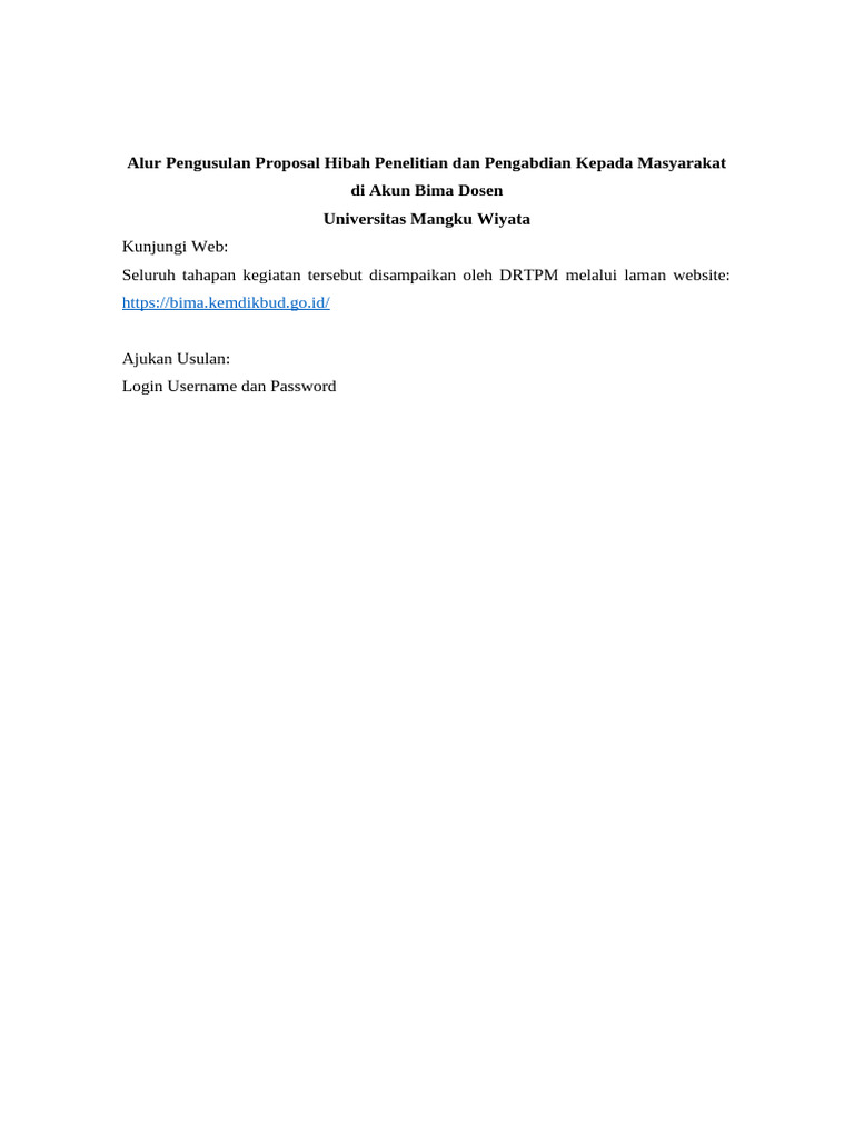Alur Pengusulan Proposal Hibah Penelitian Dan Pengabdian Kepada ...