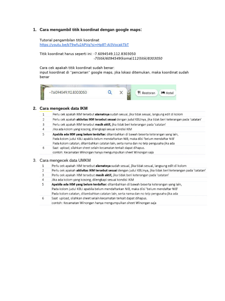 Lampiran Permohonan Data Per Desa Di Kabupaten Pasuruan | PDF