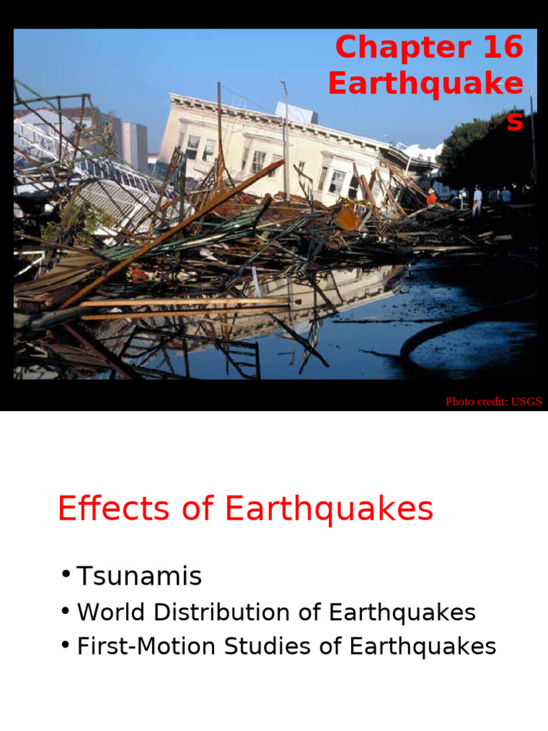 Lect 26 Earthquakes 2 | PDF | Earthquakes | Tsunami
