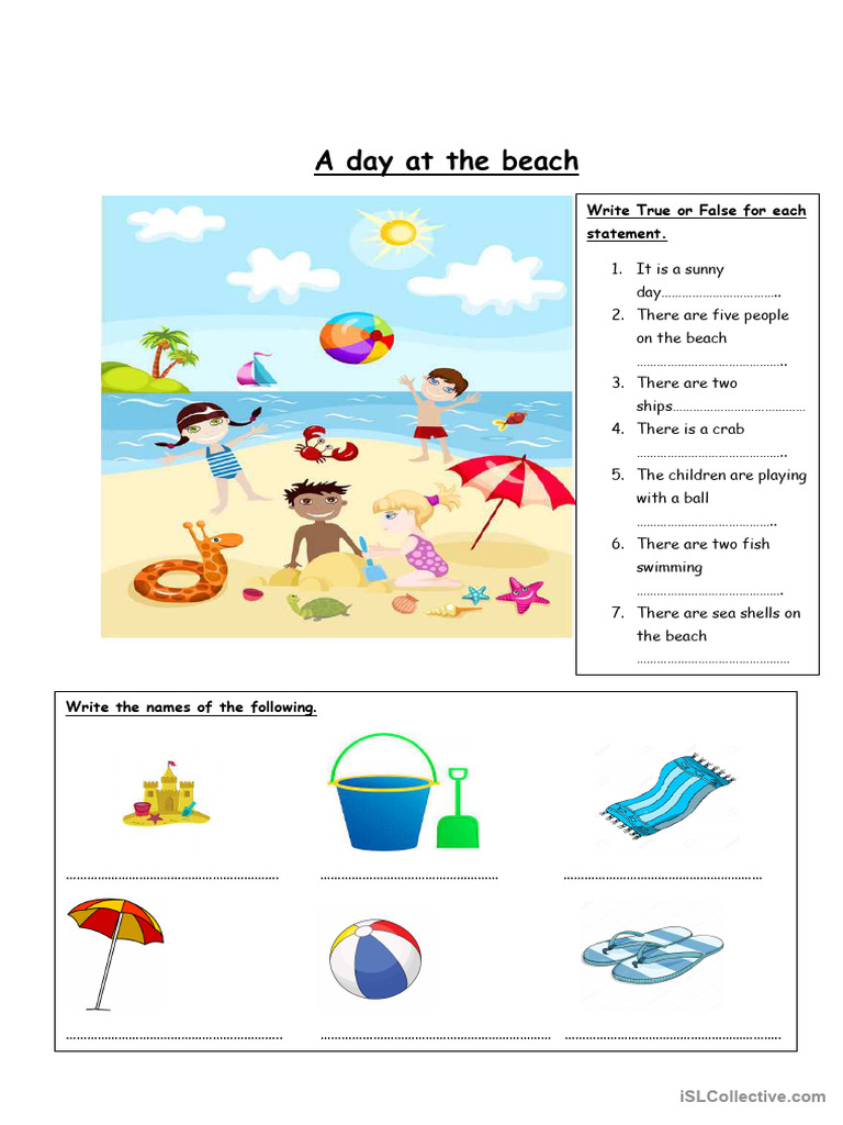 A Day at The Beach | PDF