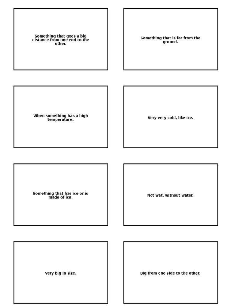 U2 Flashcard 1 | PDF