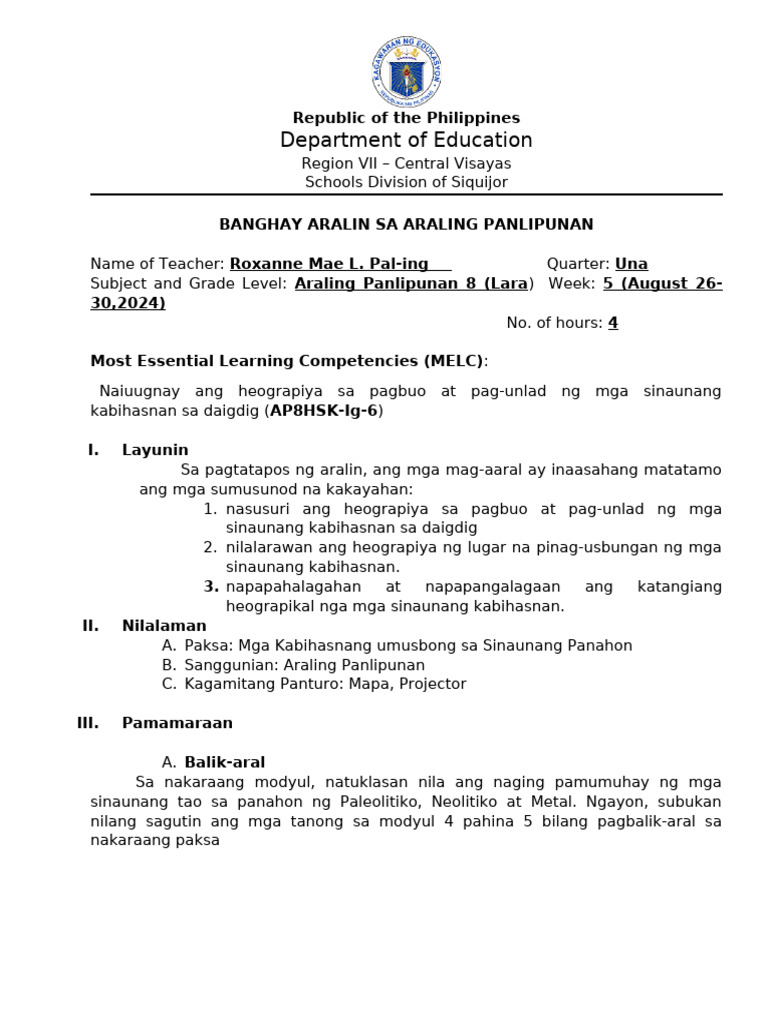 q1plp Ap8 Module 4 | PDF