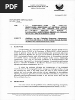 FHSIS Report Forms A1 M1 Q1 All Programs | PDF | Pregnancy | Childbirth