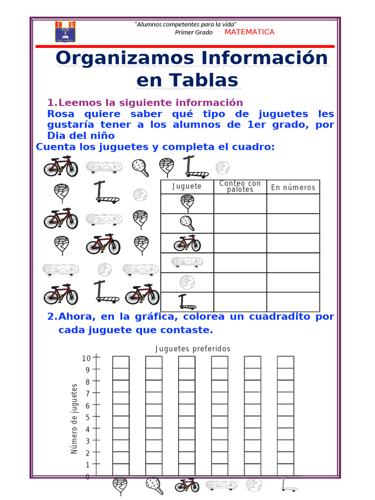 Organizamos Informacion en Tablas Estudiante | PDF