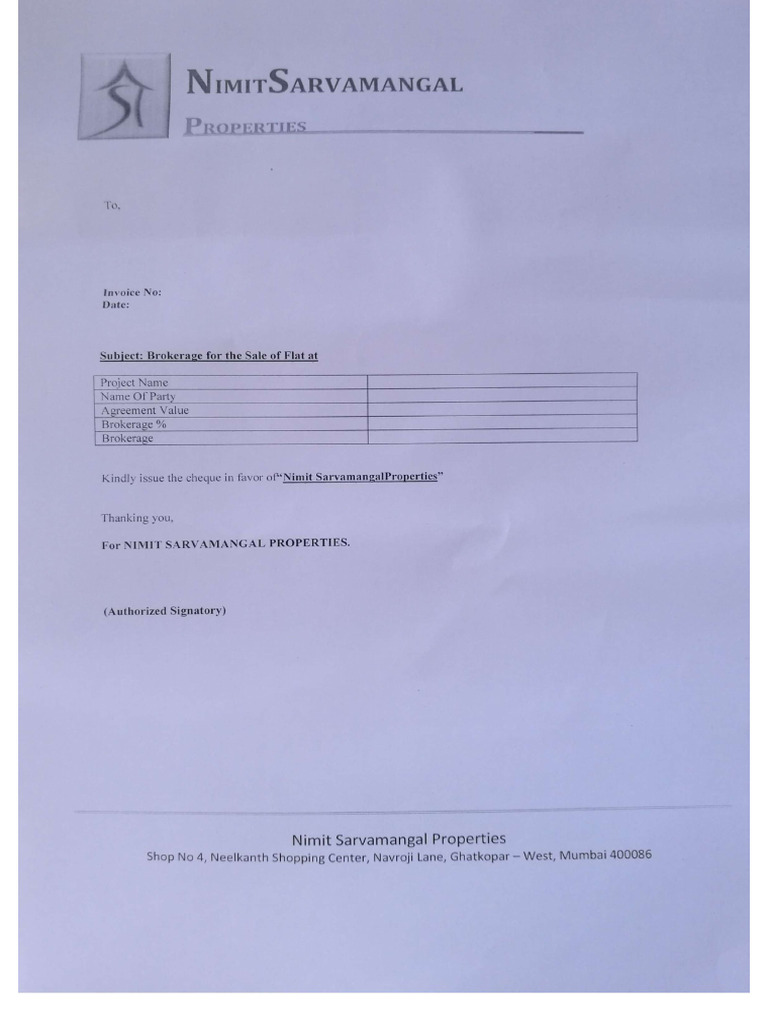 Acknowledgement Receipts Proposed To Be Used by The Real Estate Agent | PDF