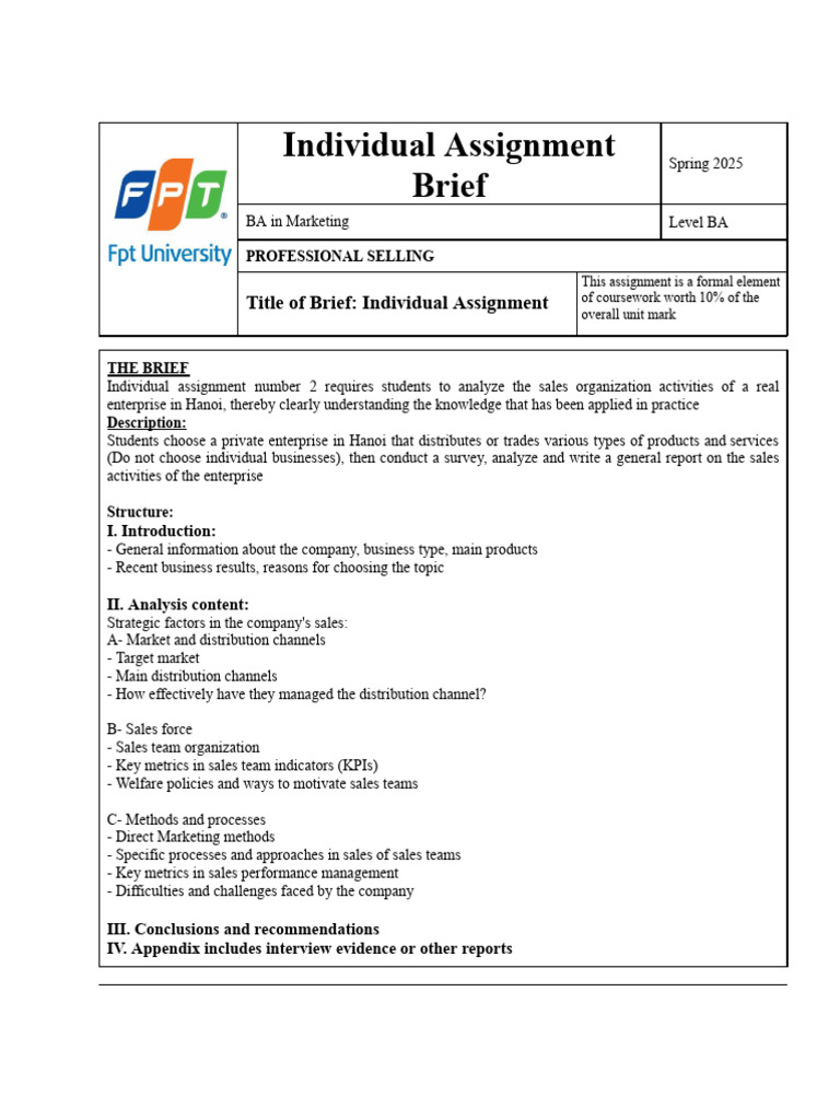 Ind Assignment 2 - SAL301 (SU25) | PDF | Performance Indicator | Evaluation