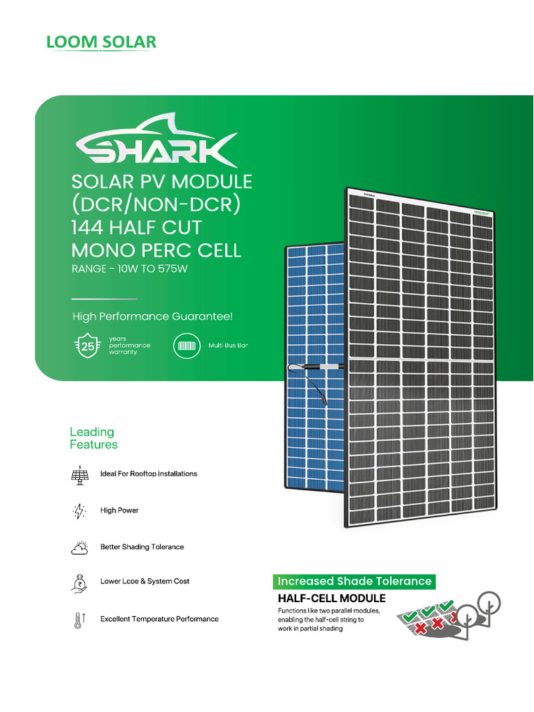 Solar Panel Details | PDF