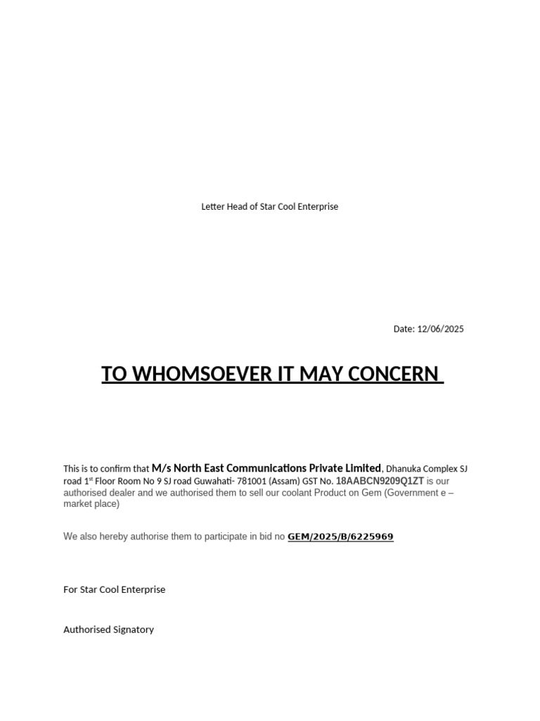 OEM Certificate | PDF