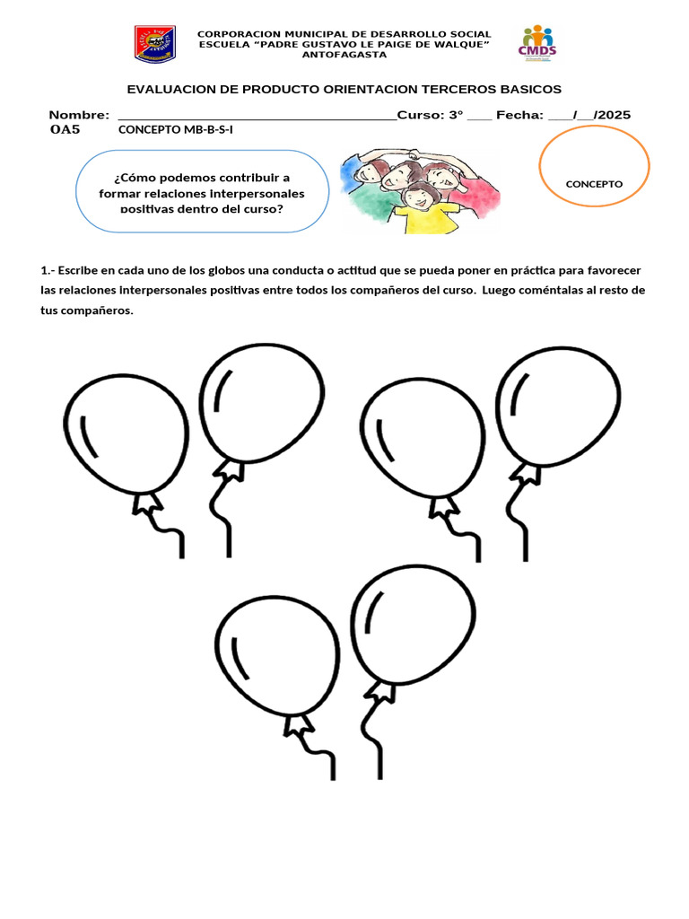 Evaluacion de Producto Orientacon Terceros Basicos | PDF